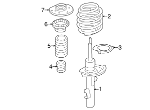 31317812 - Suspension Strut 2007-2016 Volvo S80 | AutoNationParts.com