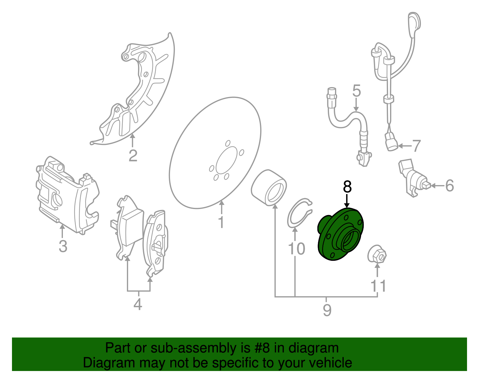 1J0-407-613-H - High-Quality Wheel Hub for 2002-2010 Volkswagen ...