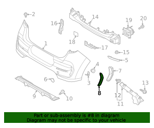 86698-K0600 - Side Molding Retainer 2020-2022 Kia Soul | Kia.Parts Store