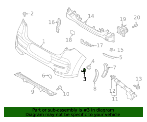 86616-K0600 - Lower Bracket 2020-2021 Kia Soul | Kia.Parts Store