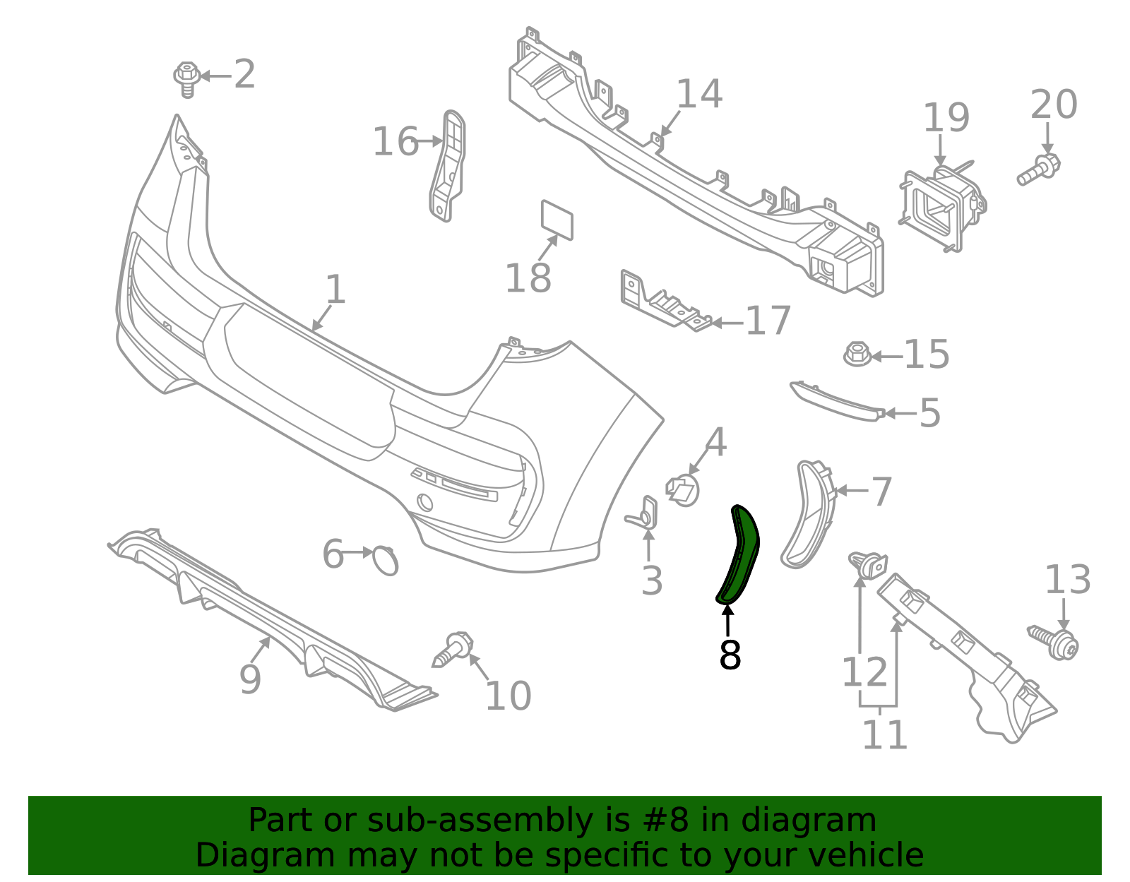 86697-K0600 - Side Molding Retainer 2020-2022 Kia Soul | Kia.Parts Store