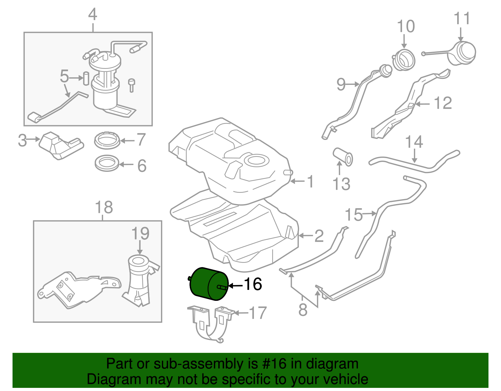 1986-2008 Ford | Fuel Filter | FOTZ-9155-B | Walls' Ford Parts