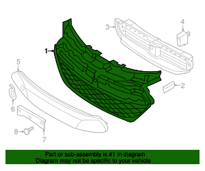 2014-2015 Hyundai Sonata Grille 86560-4R300 | OEM Parts Online