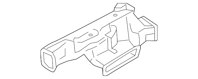 ML3Z-18490-D - Center Duct - 2021-2023 Ford F-150 | Lasco Auto Parts