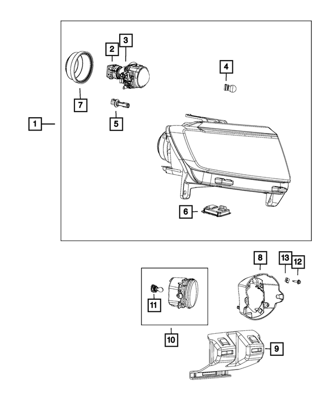 2011-2015 Mopar Hid Ballast Module 68086783AA | Mopar eStore