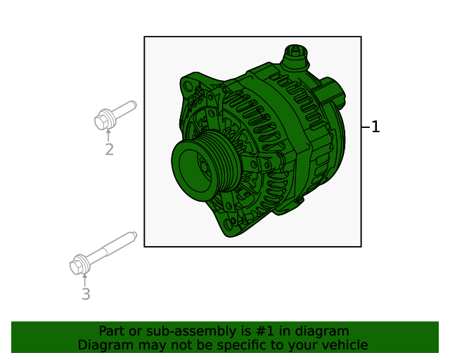 2017-2022 Ford Alternator HC3Z-10346-C | Blue Springs Ford Parts