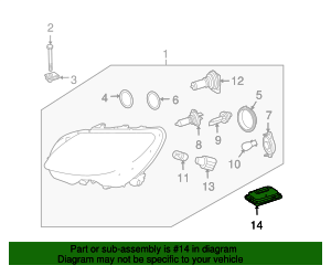 2007-2009 Mercedes-Benz Headlight Control Module 216-820-35-85 ...