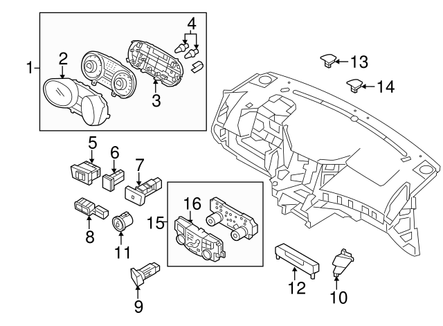 2011-2014 Hyundai Sonata Ignition Lock Cylinder 81905-3Q000 | OEM Parts ...