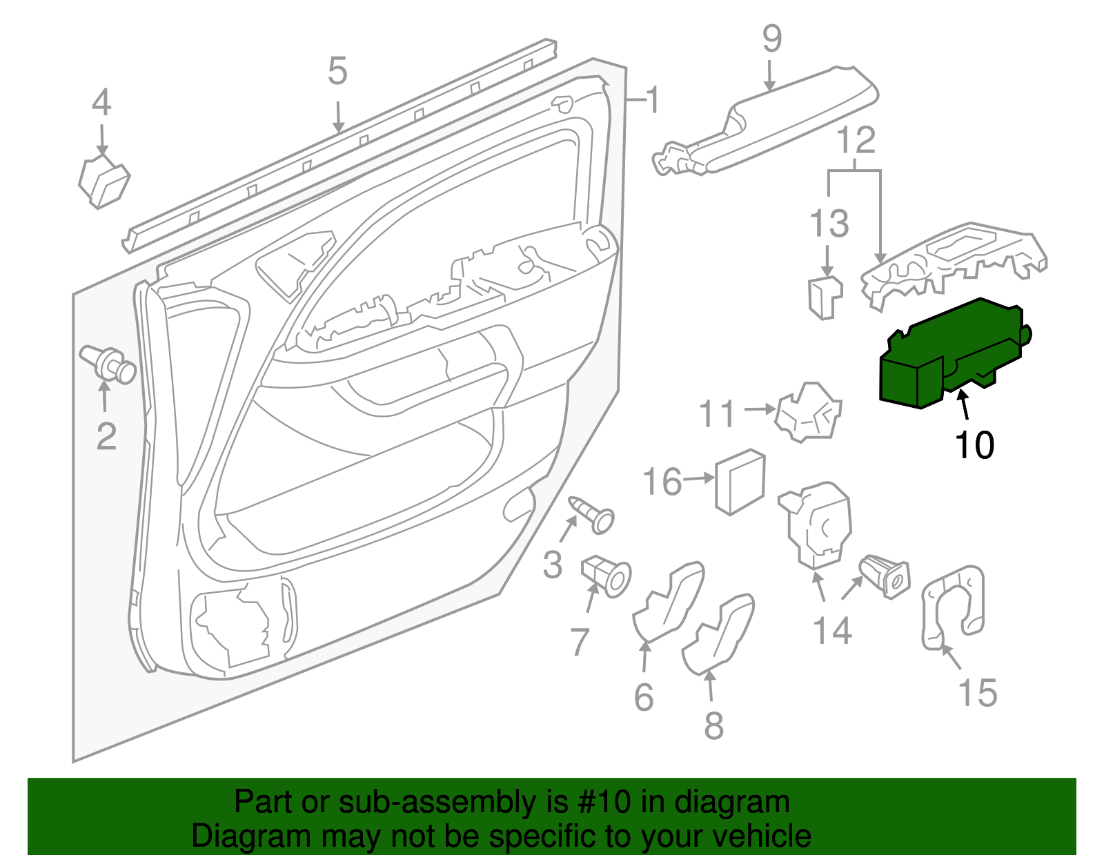 35760-SDA-A21 - 2003-2008 Honda - Switch Assembly Power Window Sub ...