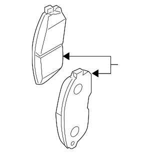 2019-2023 Nissan Altima Pad Kit - Disc Brake D1060-9HE0B | QuirkParts
