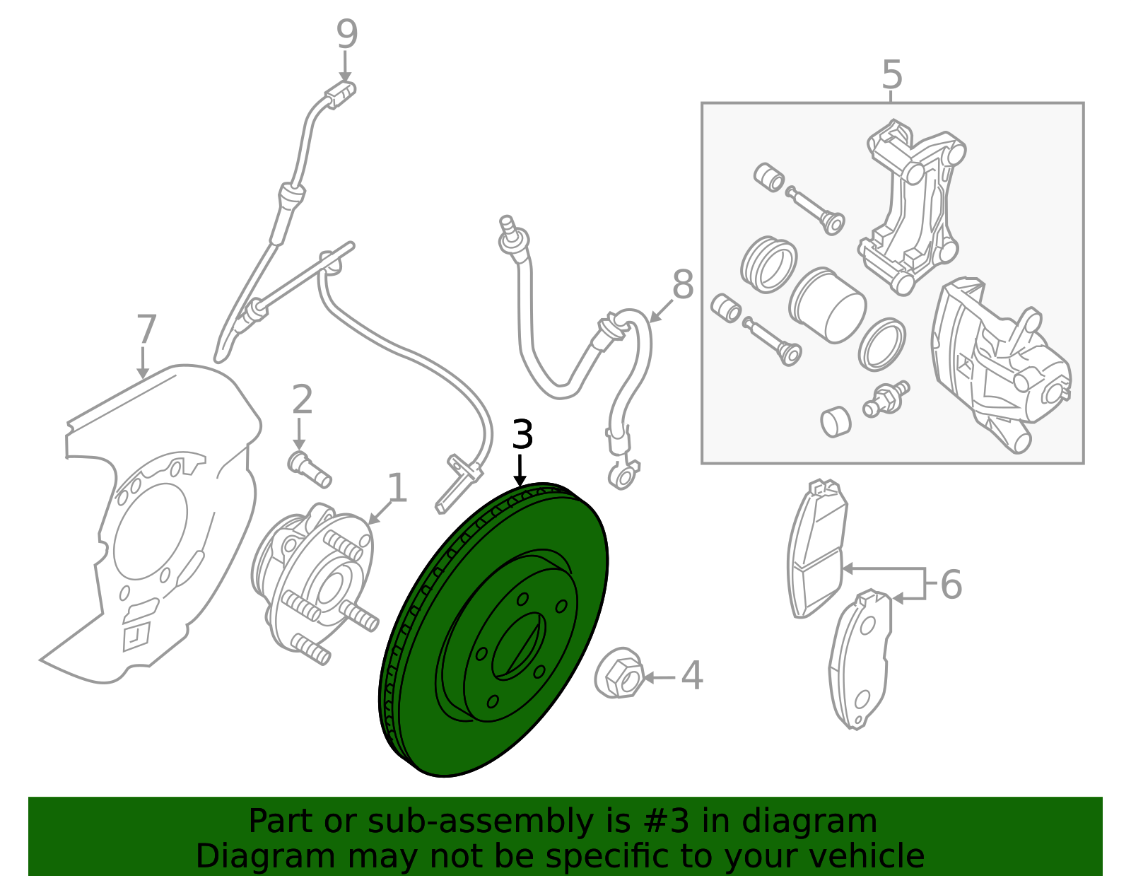 2013-2025 Nissan Altima Disc Brake Rotor 40206-3TA0A | TascaParts.com