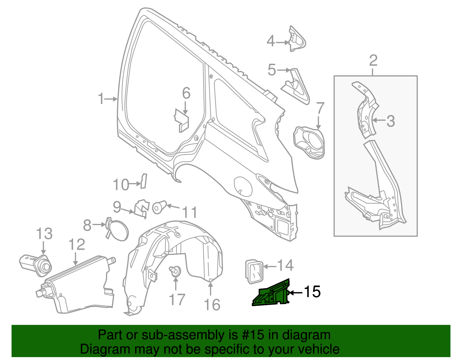 2013-2020 Infiniti Guard Assembly 78852-3JA0A | Infiniti of Orland Park