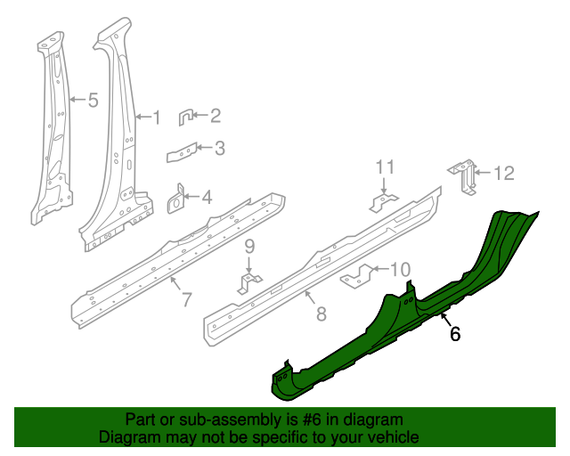 31484171 - Rocker Panel - 2018-2020 Volvo XC60 | Volvo OEM Parts Direct