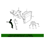 2007-2012 Mopar Heater Hose 55037830AF | TascaParts.com