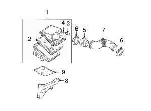 19166111 - Air Filter 2001-2005 GM | GMPartsNow