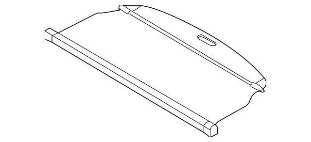 2011-2016 Kia Sportage Cargo Cover 85910-3W000WK | QuirkParts