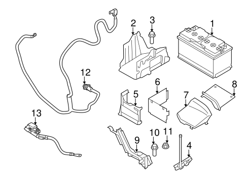 Battery for 2015 Volvo V60 | Volvo Parts Counter