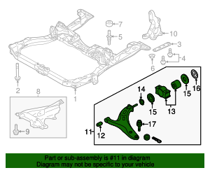 2015-2019 Subaru Lower Control Arm - Driver's Side (LH) 20202AL01A ...
