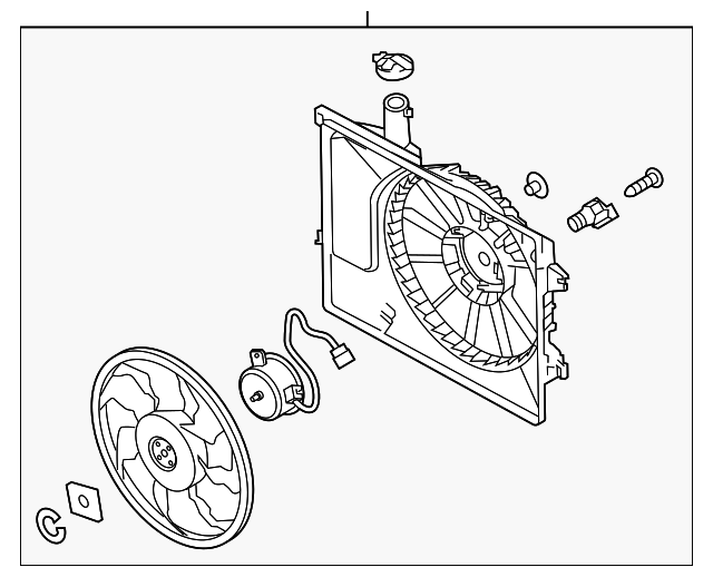 25380-B0000 - Fan Assembly 2017-2018 Kia | Kia.Parts