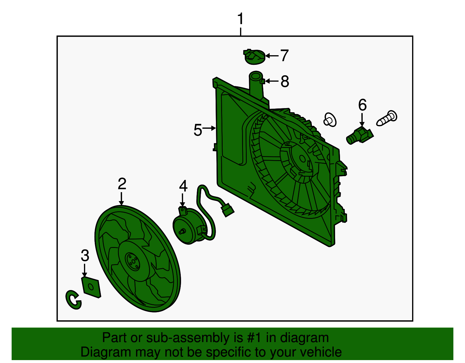 25380-B0000 - Fan Assembly 2017-2018 Kia | Kia.Parts