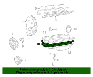 GM Parts | Genuine F-Car/ZZ4 Oil Pan Part# 12557558 | GM Parts Store