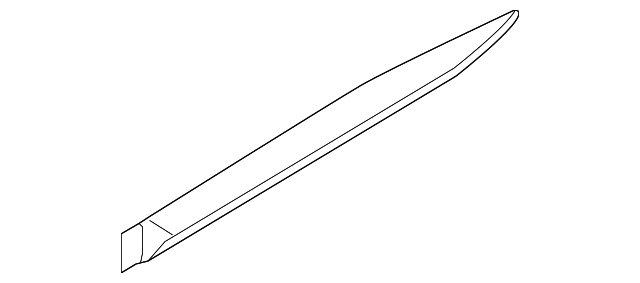 2017-2022 Hyundai Ioniq Body Side Molding 87722-G2000 | OEM Parts Online