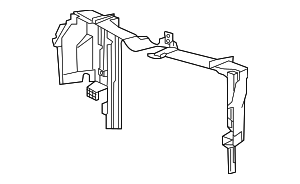 2019-2022 Chevrolet Blazer Radiator Air Front Upper Baffle 84779325 ...