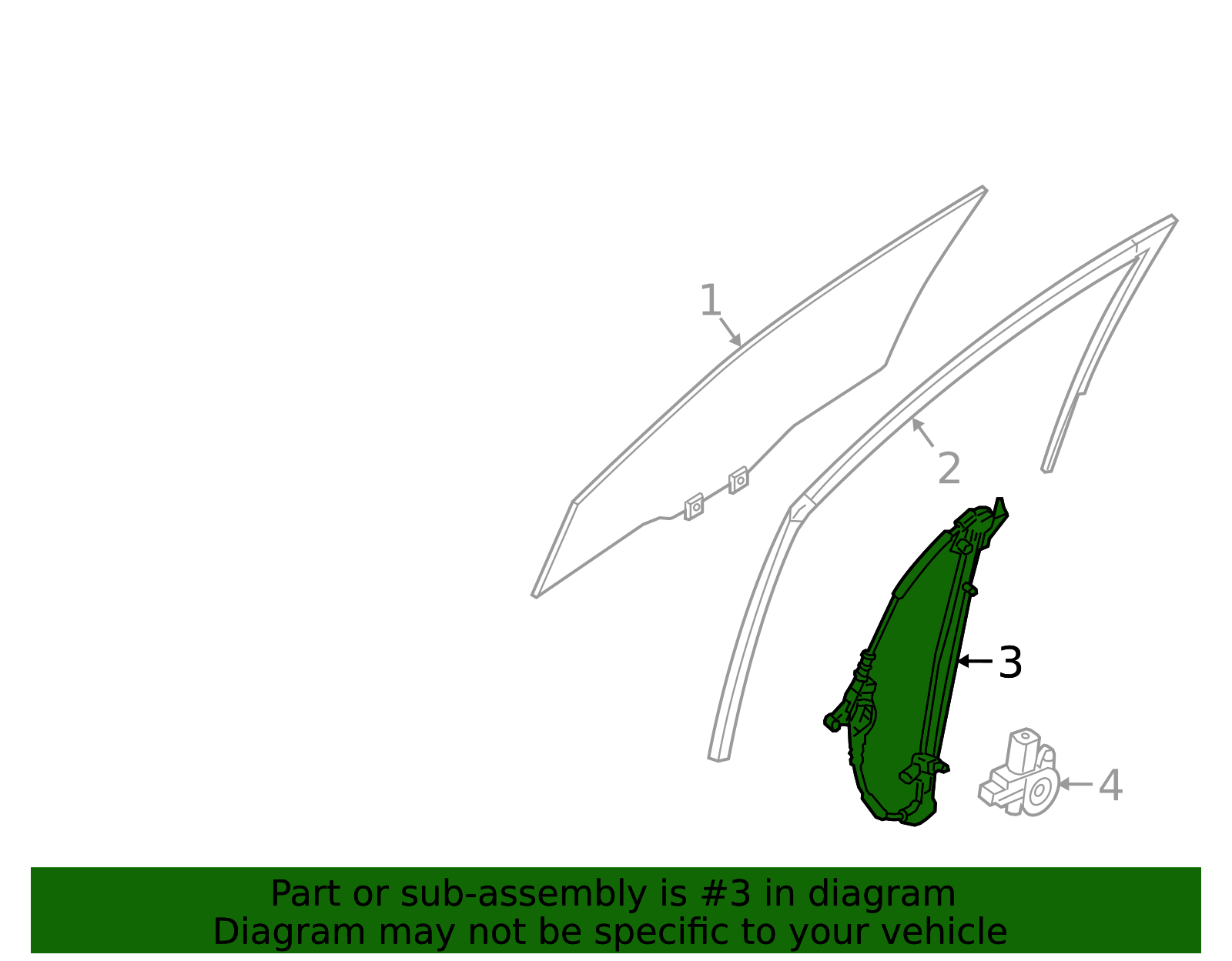 2016-2020 Toyota Window Regulator 69802-WB002 | Toyota Parts Express