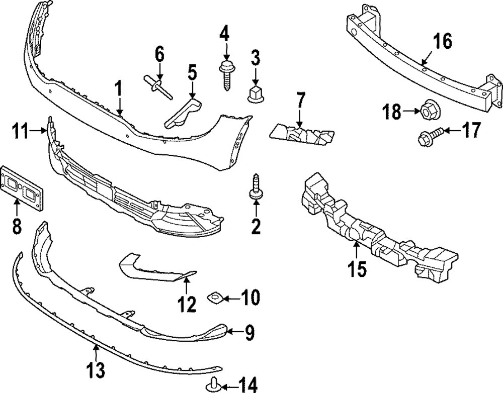 86531-DW000 - Lower Grille 2023-2025 Kia Sportage | Kia.Parts Store