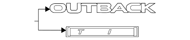 2020-2023 Subaru Outback Hatch Emblem 93079AN050 | QuirkParts