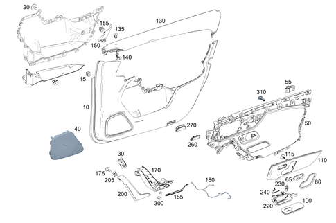 Door Paneling for 2022 Mercedes-Benz A220 | Mercedes-Benz USA Parts