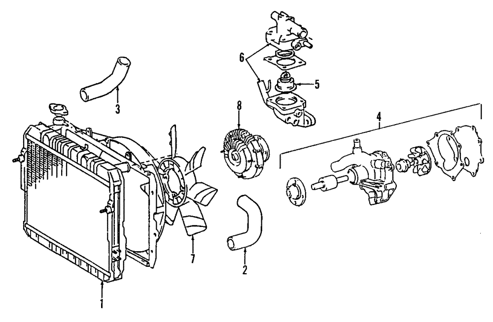 1992-1995 Toyota Thermostat Housing 16331-65020 | Toyota Parts Center