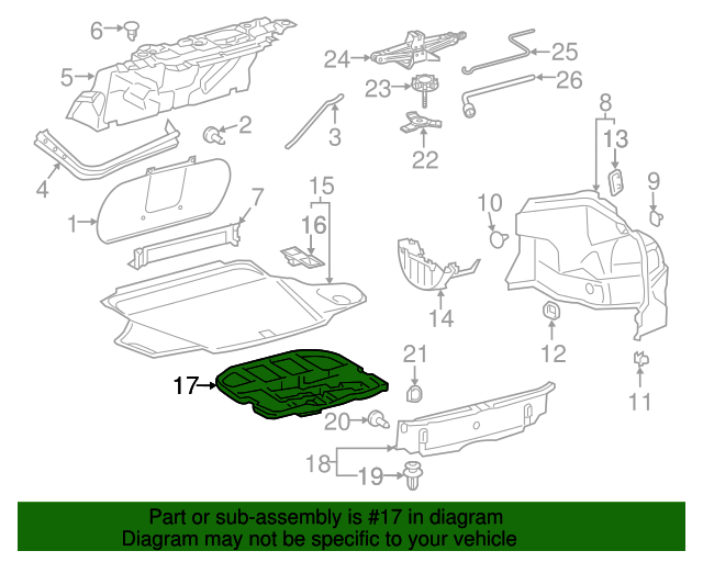 Lexus OEM Tray Part# 64779-06090 | OEM Vehicle Parts