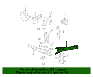 1999-2022 Ford Radius Arm 7C3Z-3A360-D | Varsity Ford