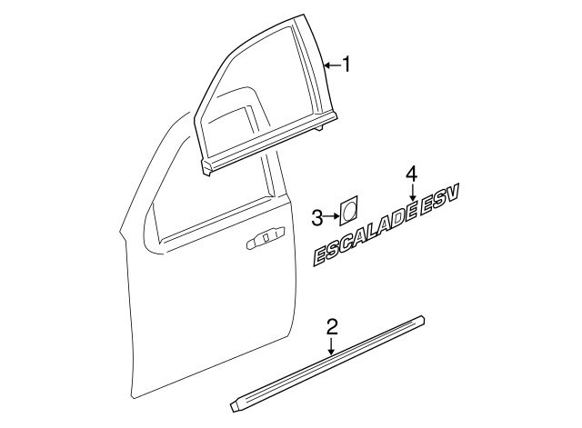 20772075 - OEM GM Reveal Molding | GMPartsCenter.net | GM Parts Center