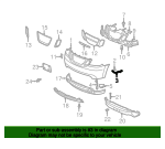 Genuine Bumper Cover Upper Bracket for 2005-2009 Saab 9-7x | Part ...