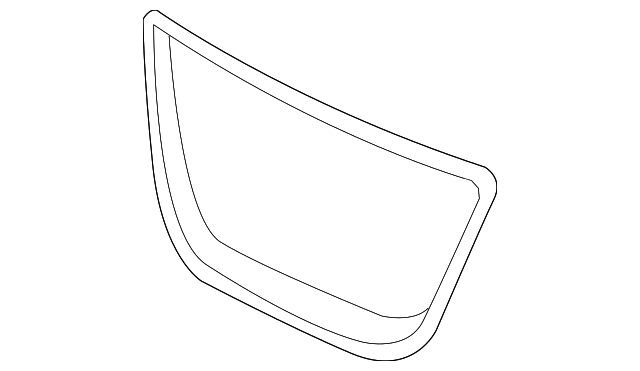 Genuine Bumper Grille Bezel - Chrome for 2005-2009 Saab 9-7x | Part ...