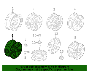 2017-2019 Honda Civic Wheel, Alloy 42700-TBF-A91 | OEM Parts Online