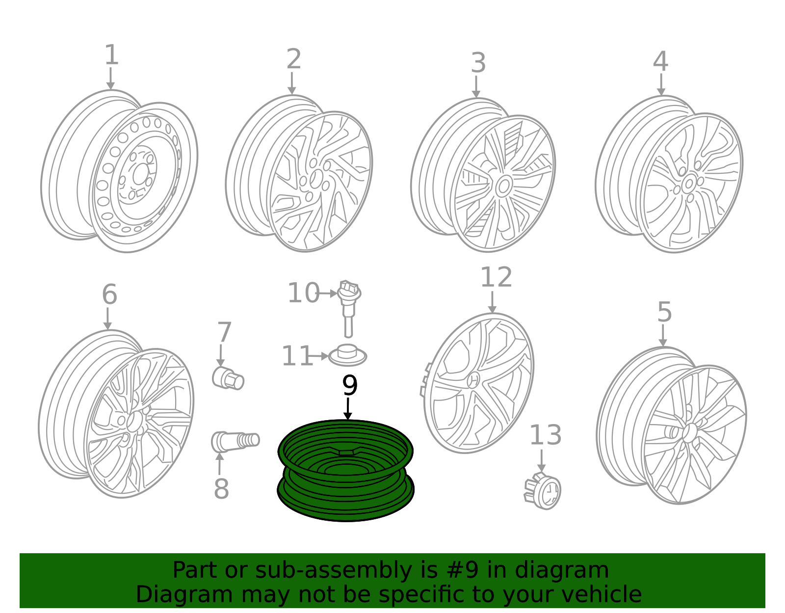 42700-TX4-A51 - High-Quality Spare Wheel for 2017-2021 Honda Civic ...