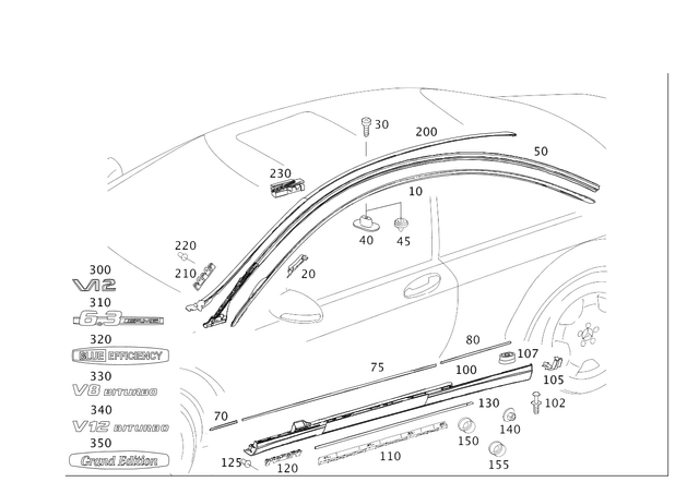 1998-2025 Mercedes-Benz Dowel 000-998-07-85 | MB OEM Parts