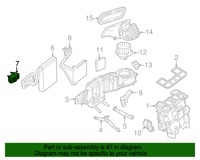 172-835-00-72 - A/C Expansion Valve 2012-2019 Mercedes-Benz ...