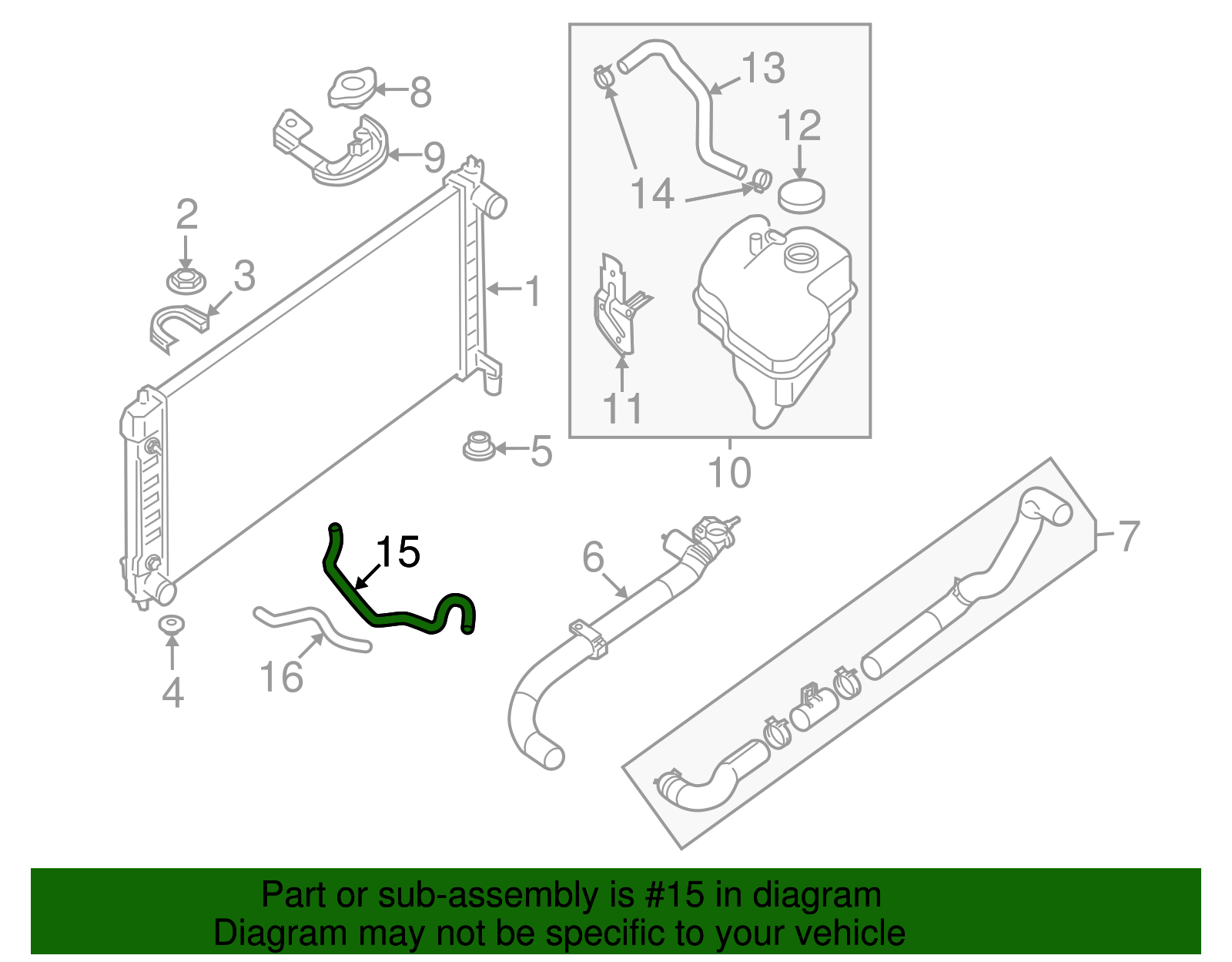 2013-2023 Nissan Oil Cooler Tube 21631-3NT0D | Temecula Nissan Parts