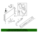2015-2024 Nissan Radiator Assembly Upper Insulator 21506-4RA0A ...