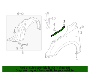 Genuine OEM Inner Cover Part# 57256AL022 Fits 2015-2019 Subaru: Up To ...