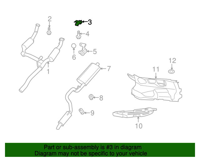 2007-2022 Mopar Converter & Pipe Lock Nut 6508305AA | TascaParts.com