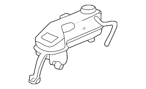 1999-2006 GM Radiator Surge Tank 19332882 GM | GMPartsDirect.com