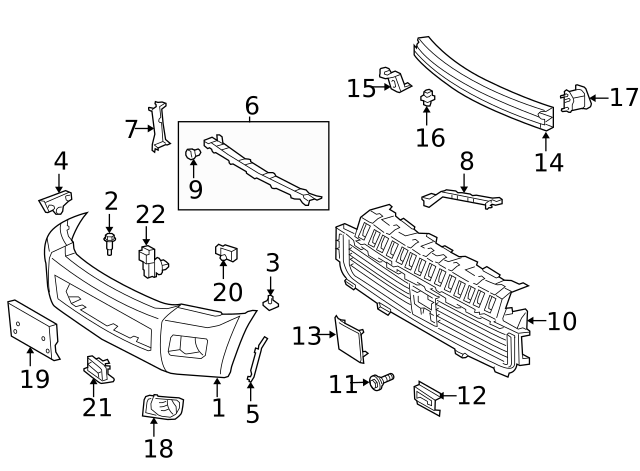 2018-2022 Toyota Sequoia Lamp Bezel 52030-0C010 | OEM Parts Online