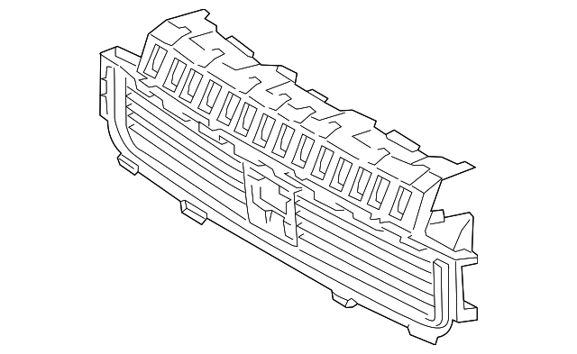52701-0C040 - Lower Grille - 2018-2022 Toyota Sequoia | OEM Genuine ...