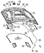 2019-2024 Ram Hood 68360786AE | Mopar eStore