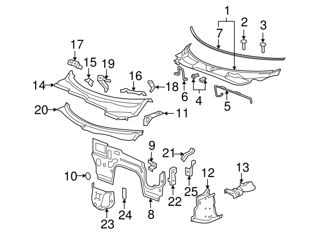10350308 - Bracket 2006-2010 GM | AutoNation Parts